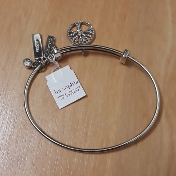 Lia Sophia | Jewelry | Lia Sophia Silver Tone Family Tree Bracelet ...